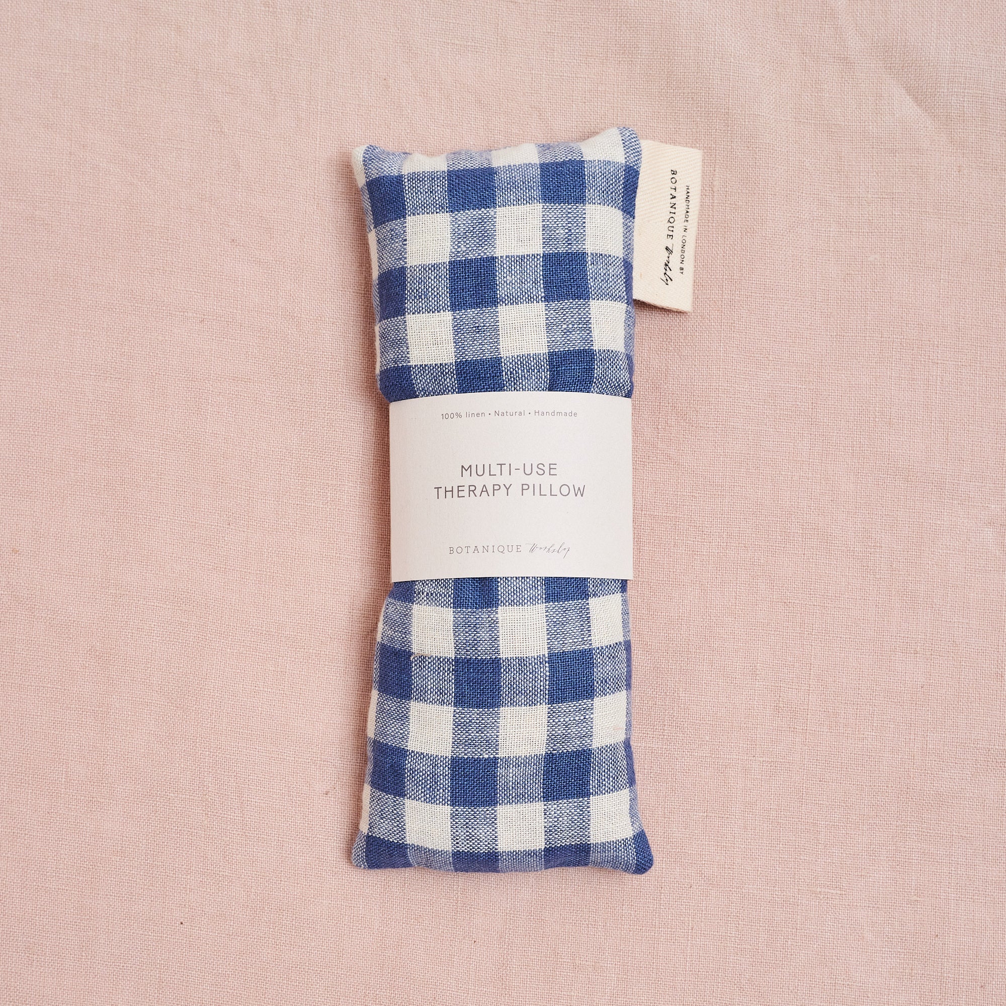 Multi-Use Lavender Eye Pillow | Linen Fara Gingham