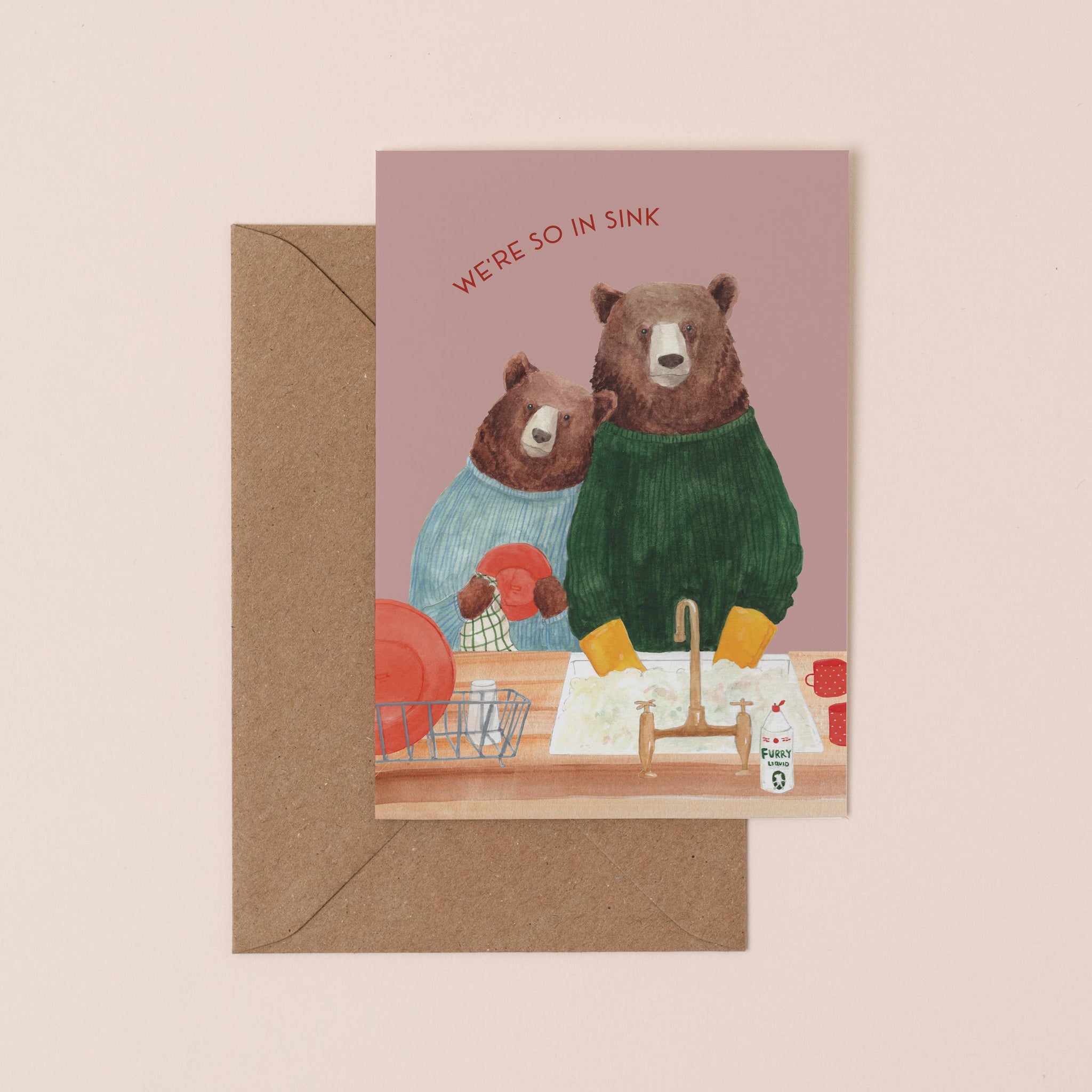 We're So in Sink Card