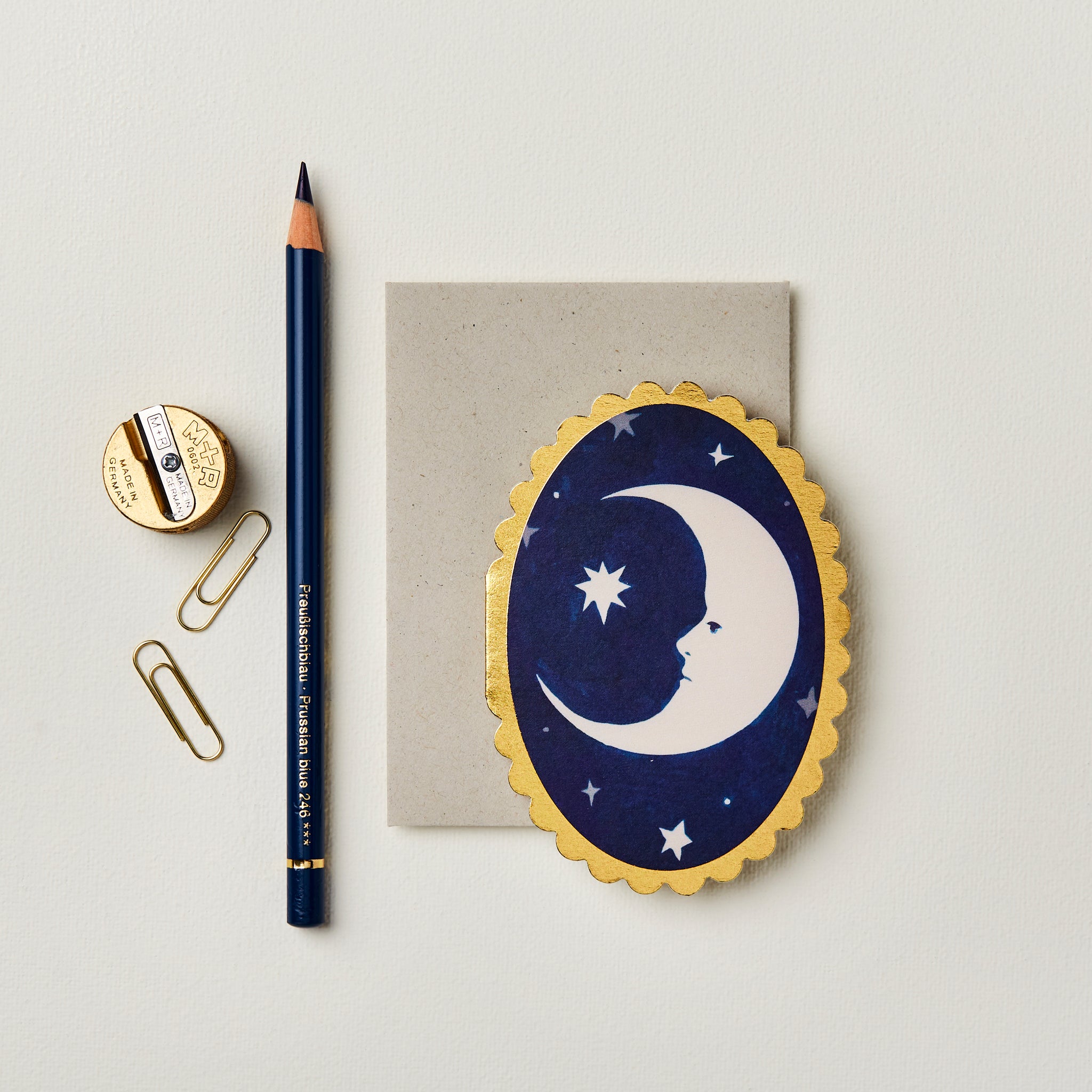 Mini Card with Moon Design | Botanique Workshop