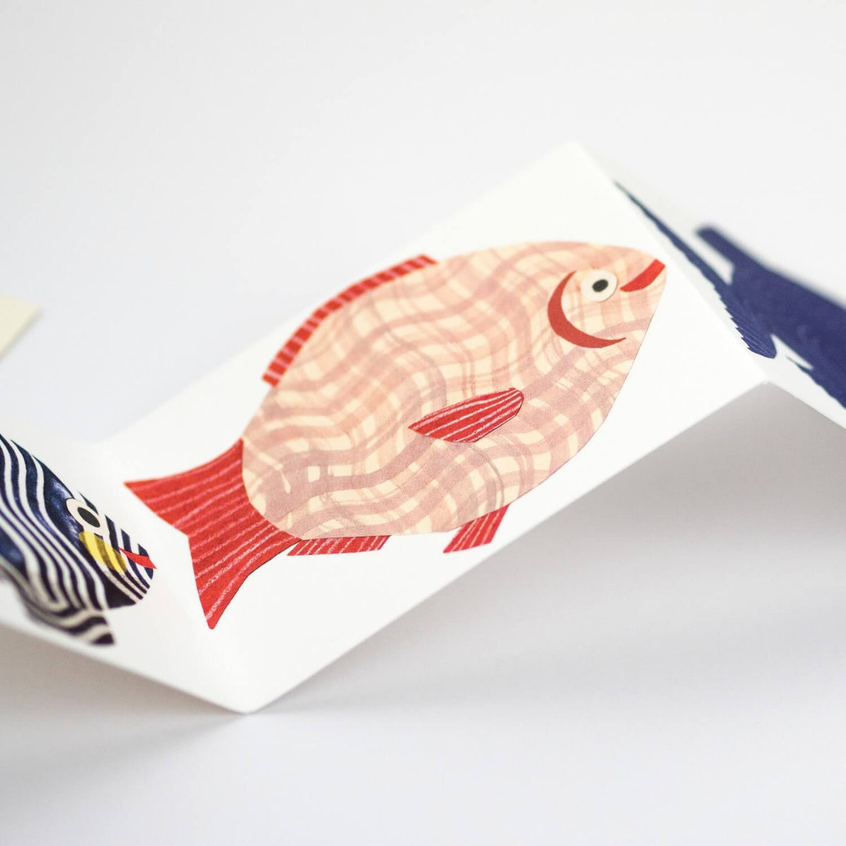 Fish Concertina Card